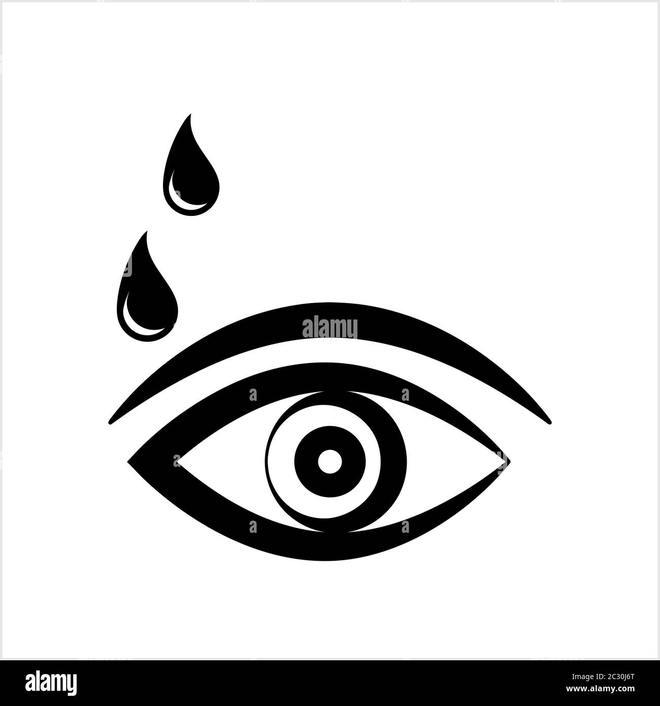 Eye Drop Icon Vector Art Illustration Stock Vector Image & Art - Alamy