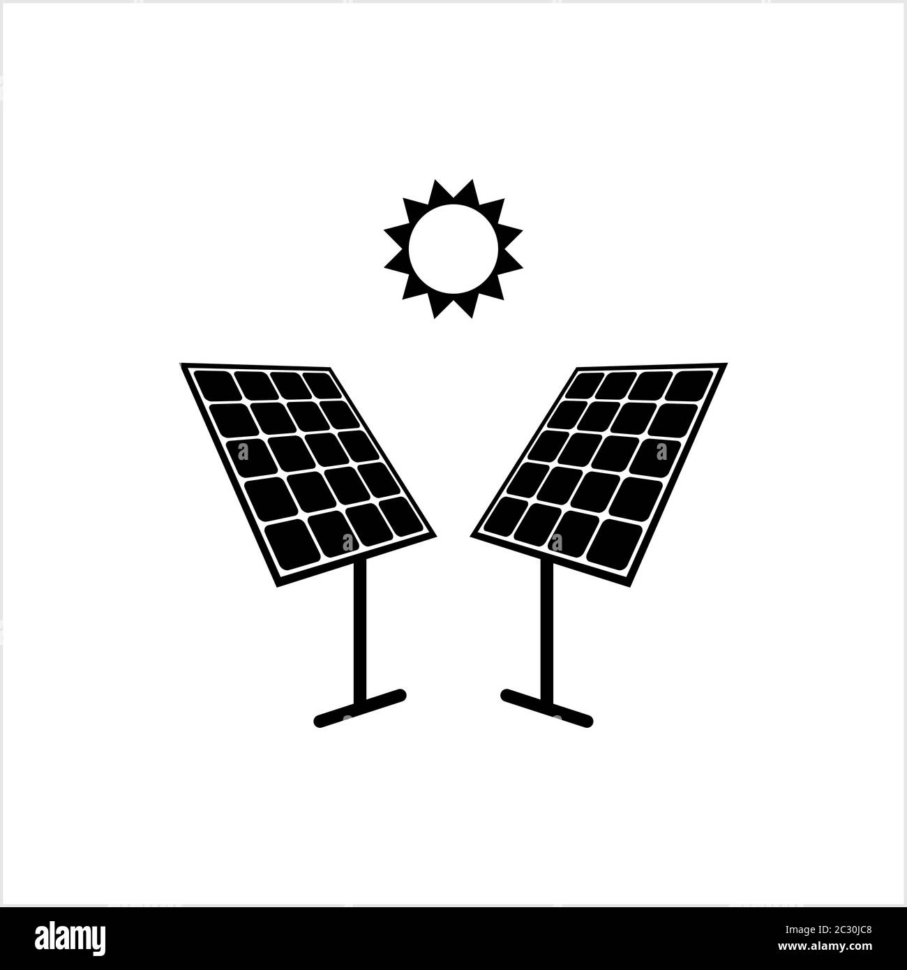 Solar Energy Icon Vector Art Illustration Stock Vector Image & Art - Alamy