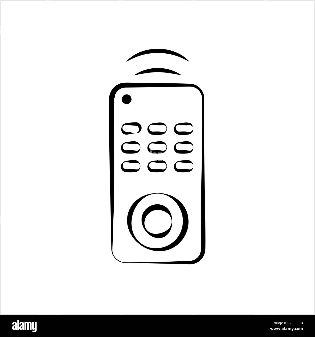Tv remote control signal Black and White Stock Photos & Images - Alamy