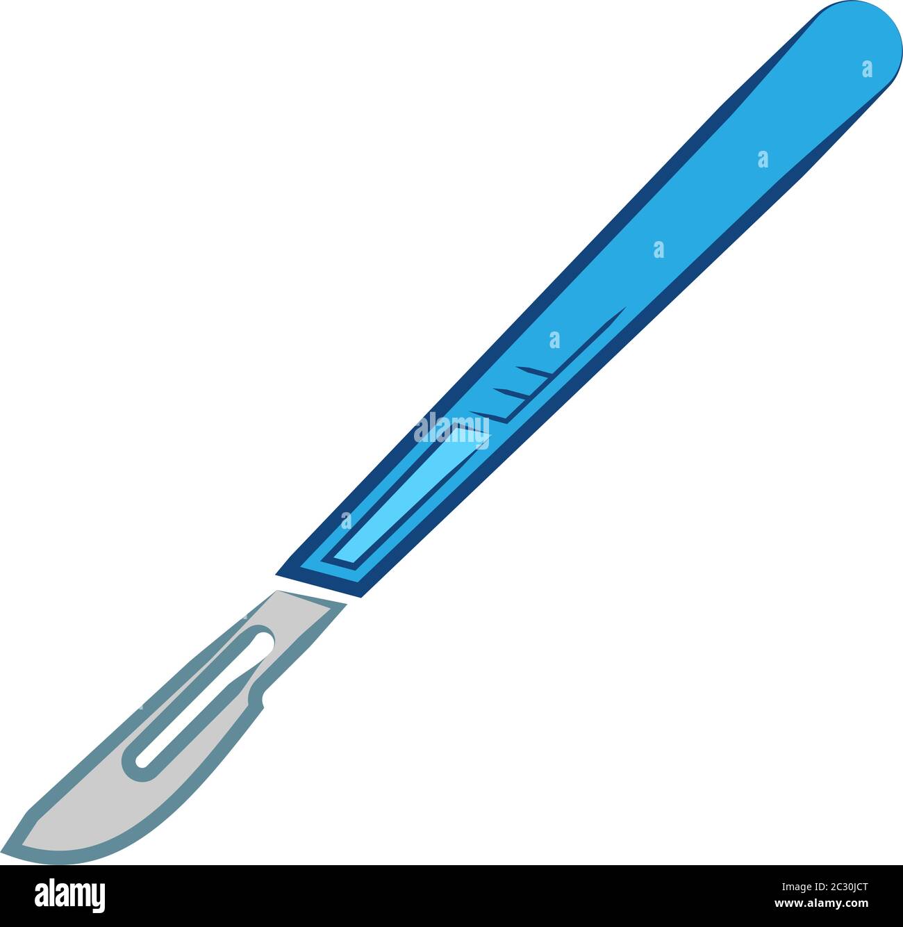 Surgical Scalpel Icon Design Vector Art Illustration Stock Vector Image ...