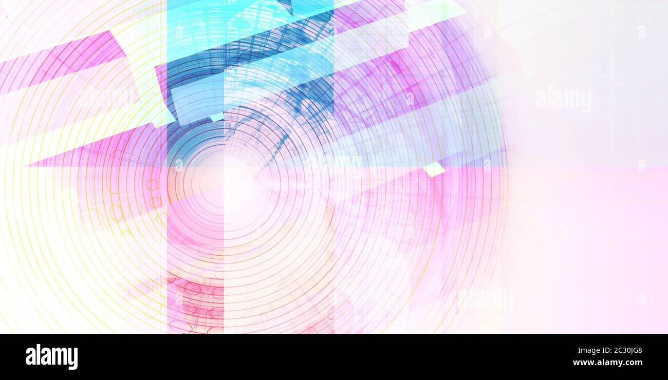 Futuristic Web Cyber Data Grid Color Background Stock Photo - Alamy