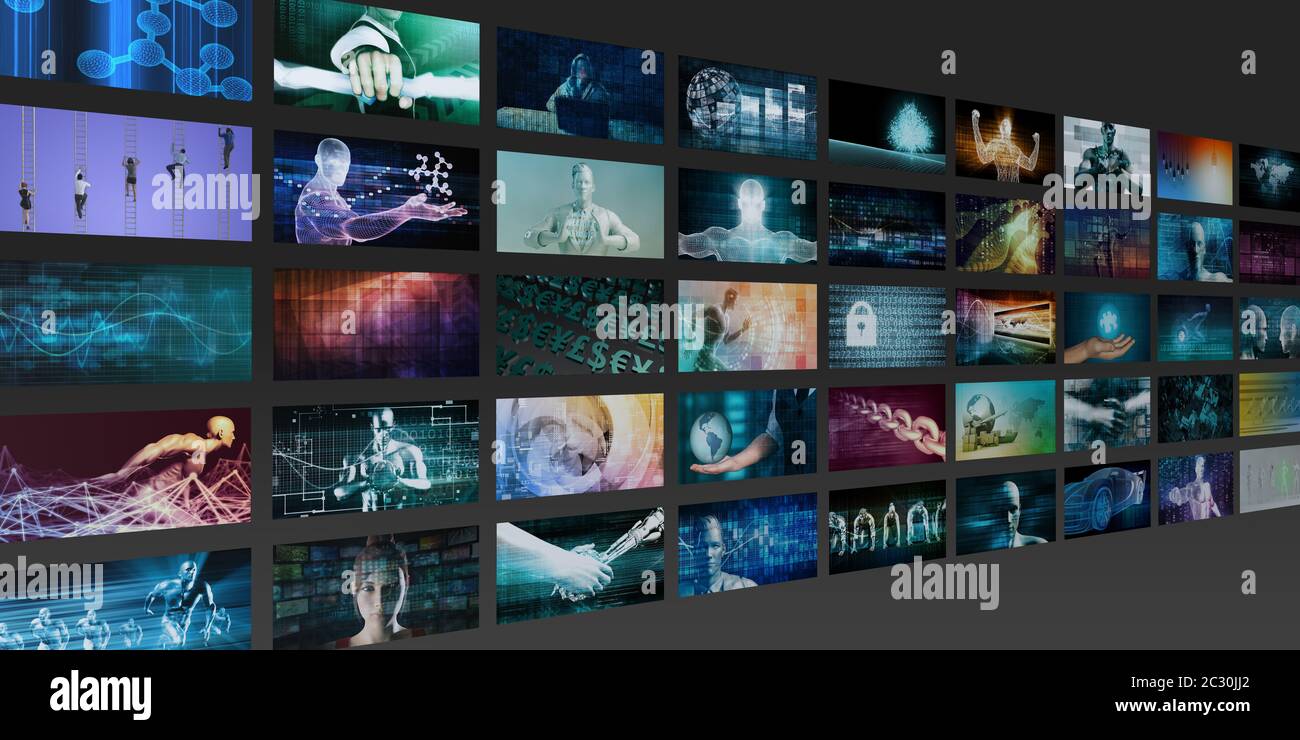 Multiple tv channels hi-res stock photography and images - Alamy