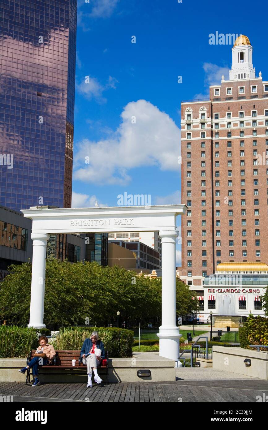 Brighton Park, Atlantic City Boardwalk, New Jersey, USA Stock Photo - Alamy