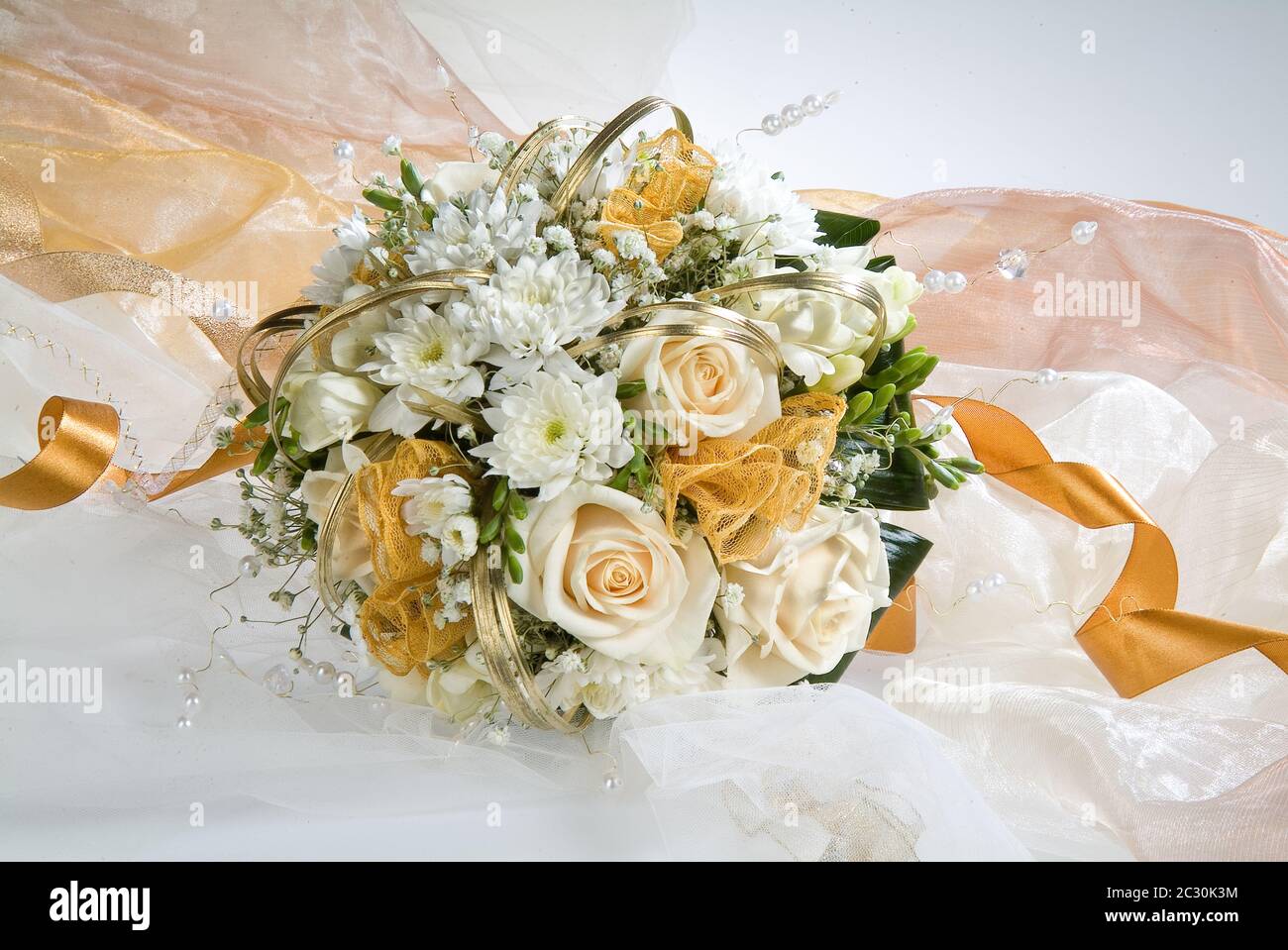 Composition With Flowers Stock Photo - Alamy