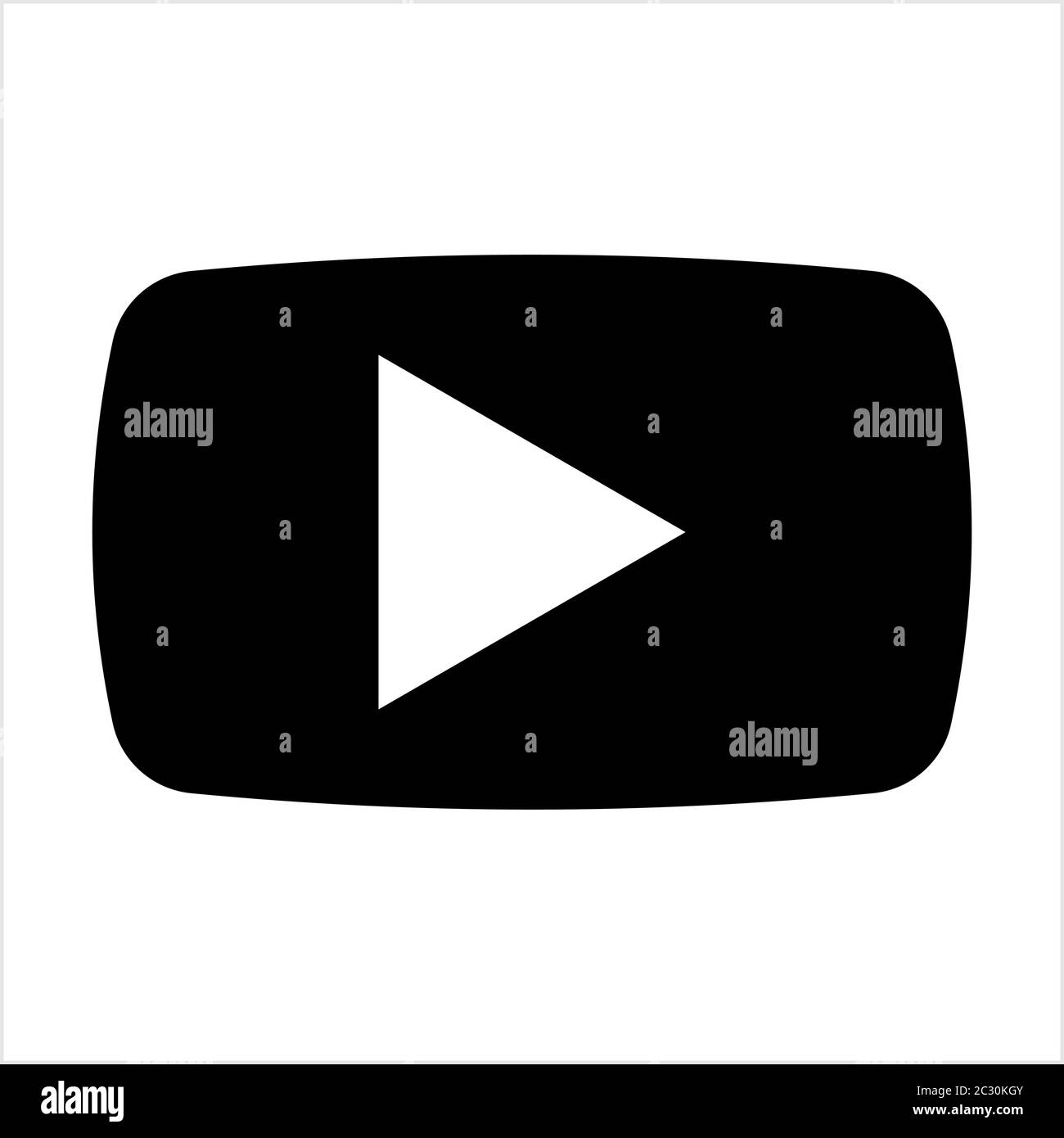Play Button Icon Vector Art Illustration Stock Vector Image & Art - Alamy