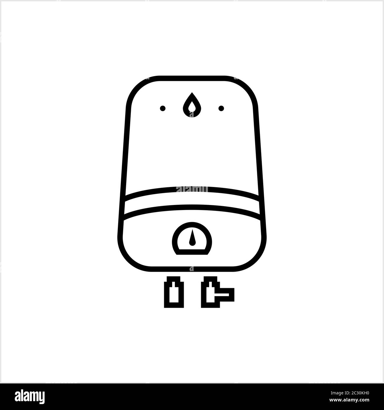 Geyser Icon, Design Vector Art Illustration Stock Vector Image & Art ...