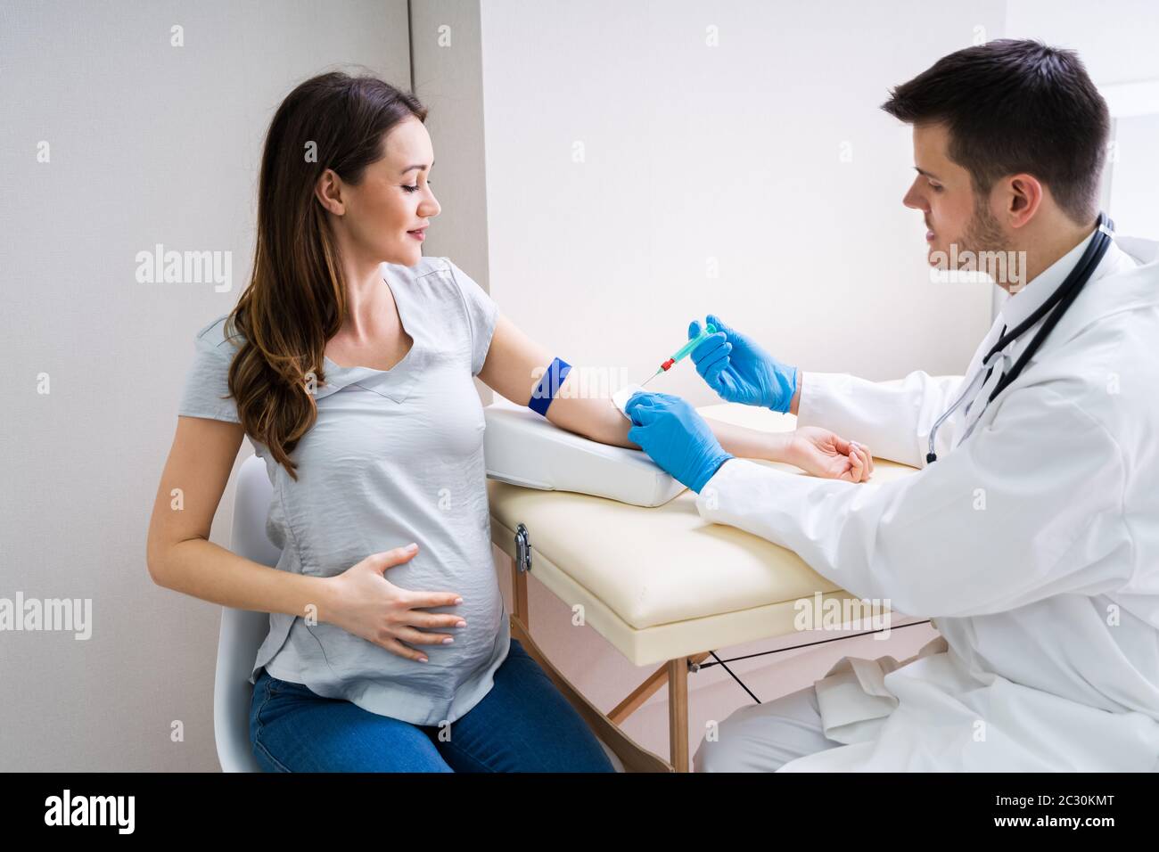 Pregnant blood sample hi-res stock photography and images - Alamy