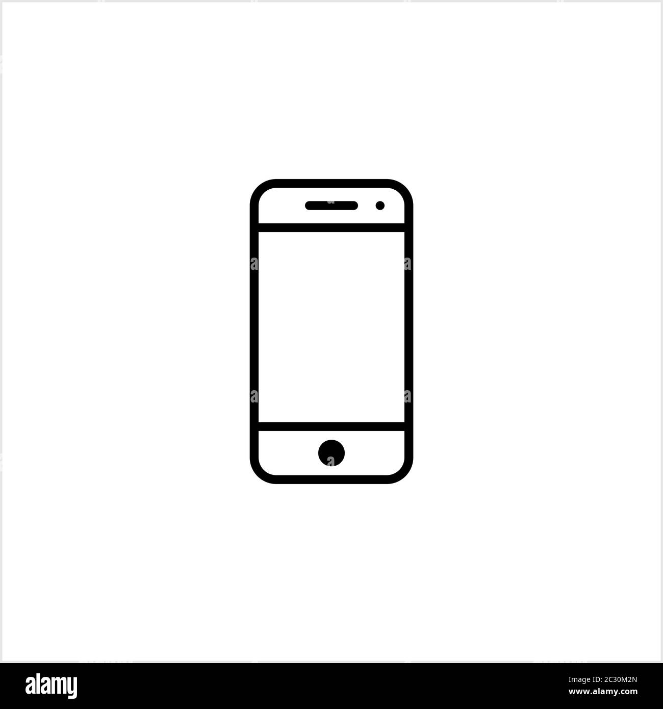 Smart Phone Icon, Smartphone Vector Art Illustration Stock Vector Image ...