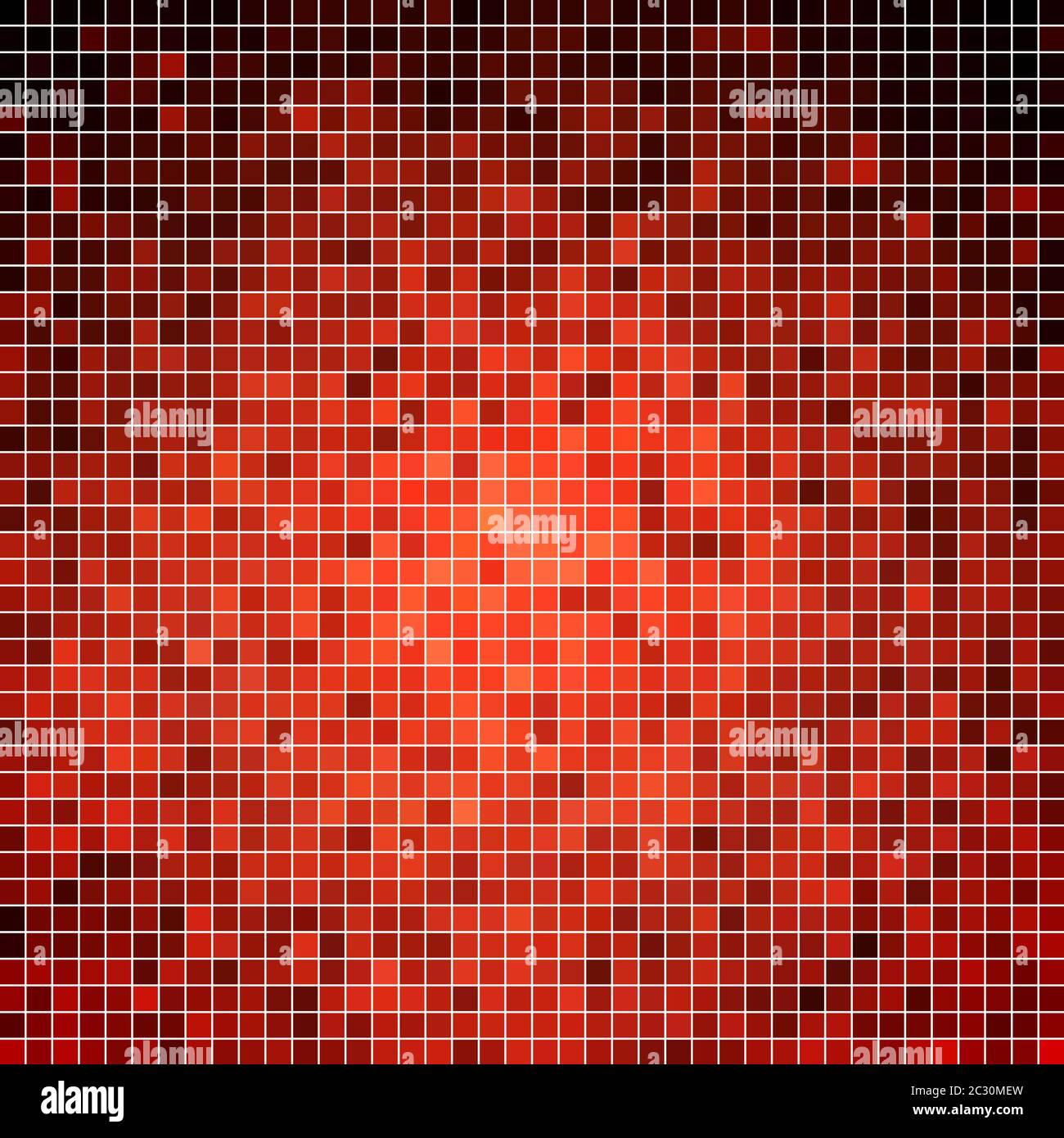abstract square pixel mosaic background - red Stock Photo - Alamy