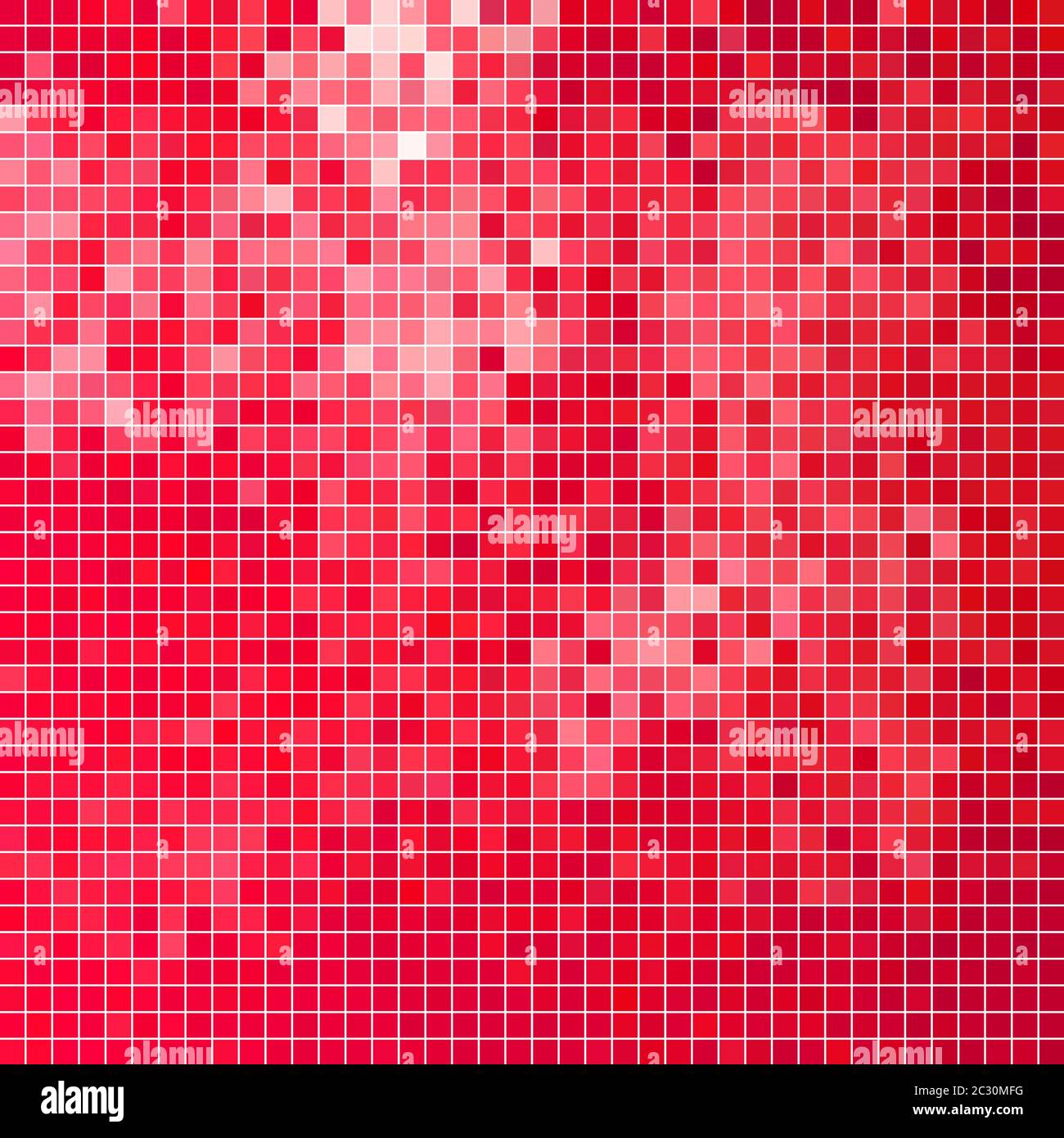 abstract square pixel mosaic background - red Stock Photo - Alamy