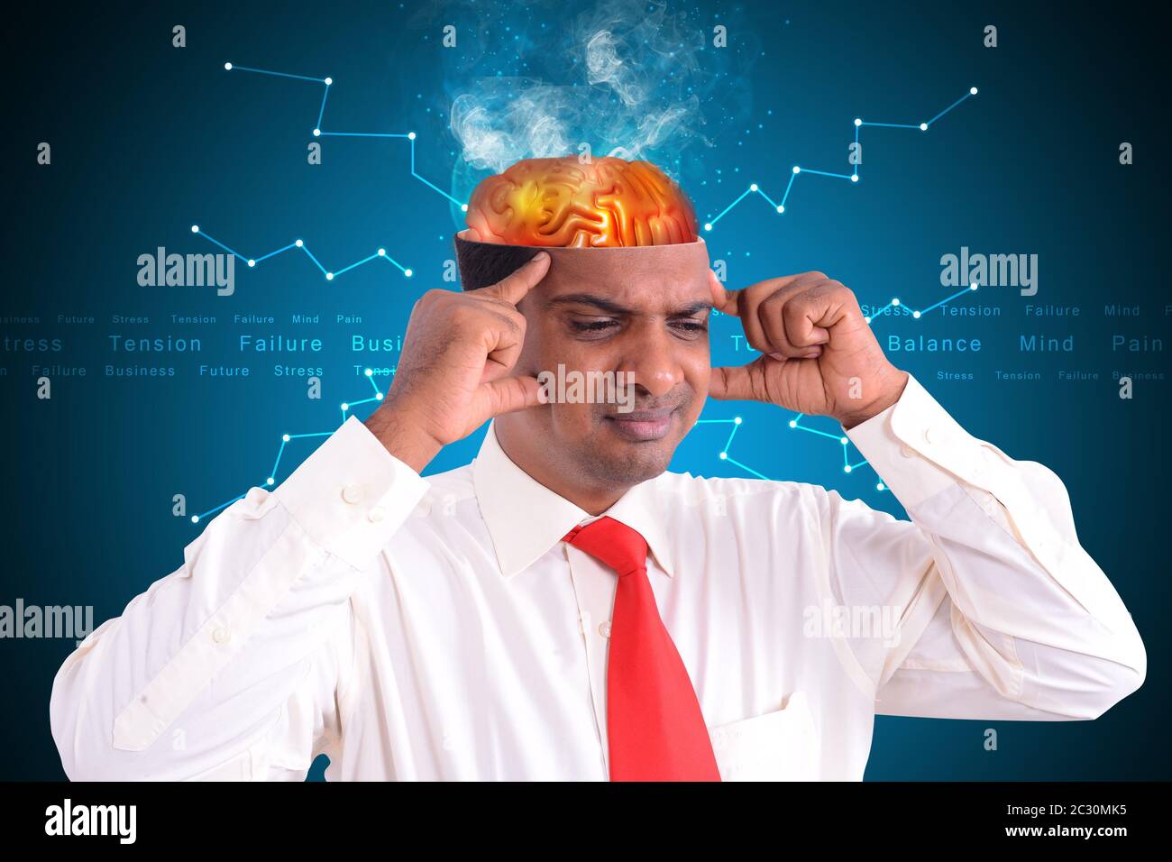 Burning brain hi-res stock photography and images - Alamy