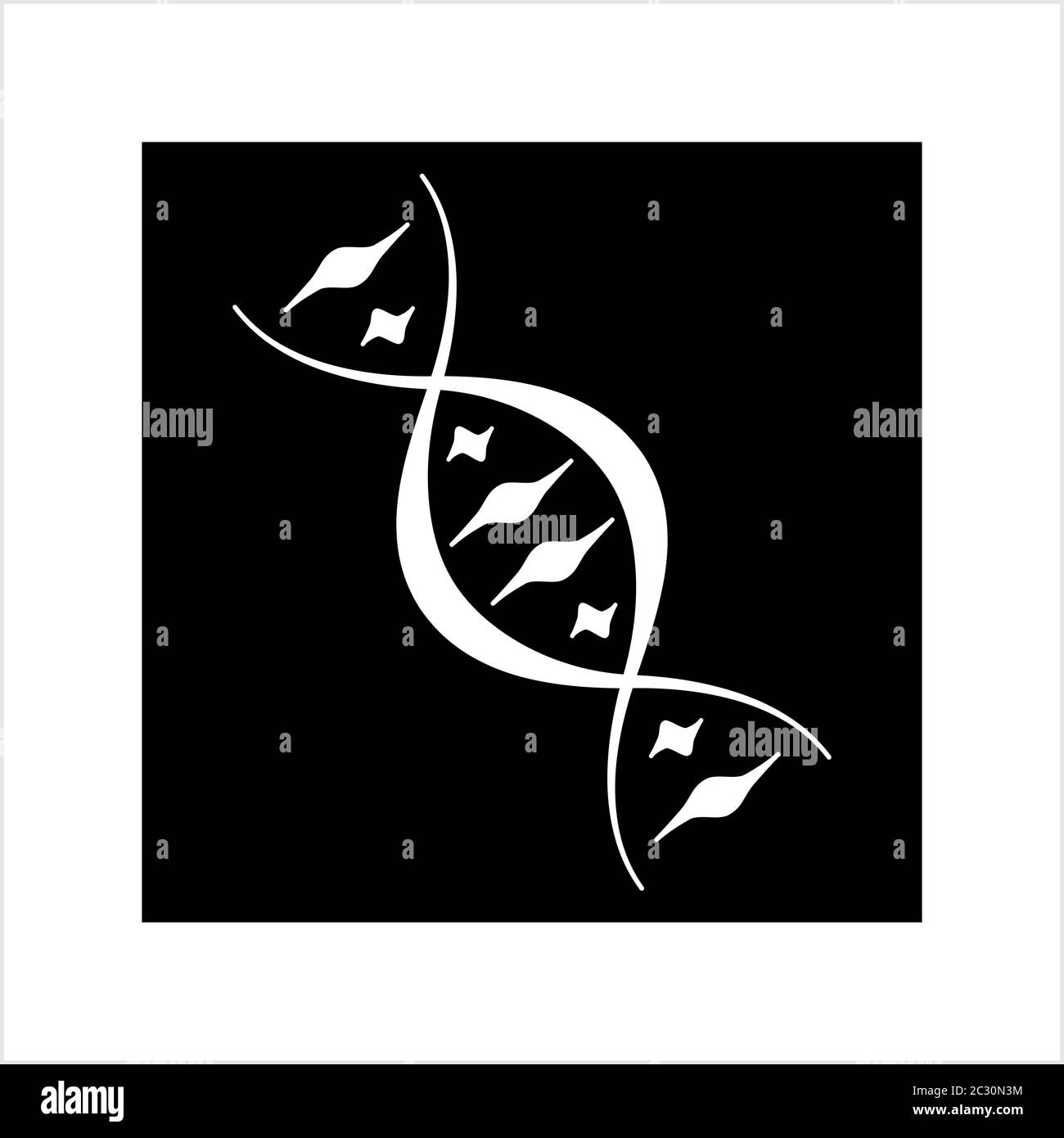 Human Dna Icon Vector Art Illustration Stock Vector Image & Art - Alamy