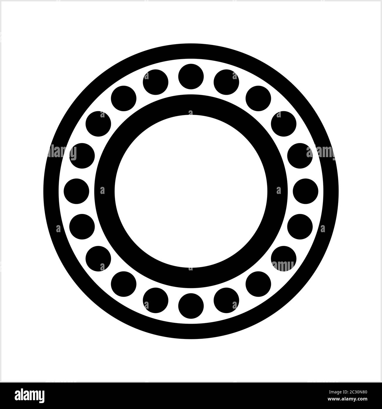 Bearing Icon, Ball Bearing Icon Vector Art Illustration Stock Vector ...