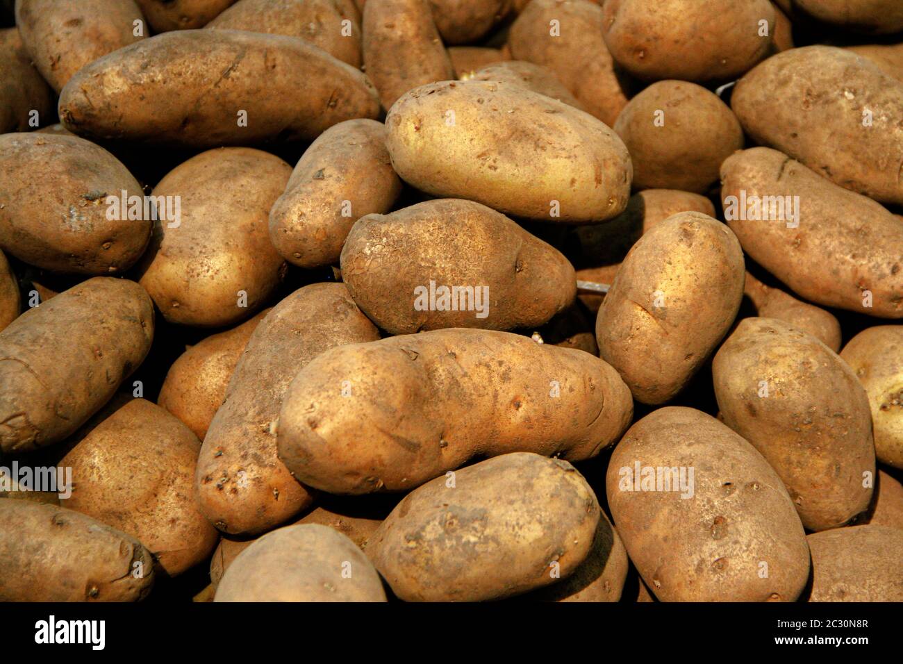Potatoes in the grocery stock Stock Photo - Alamy