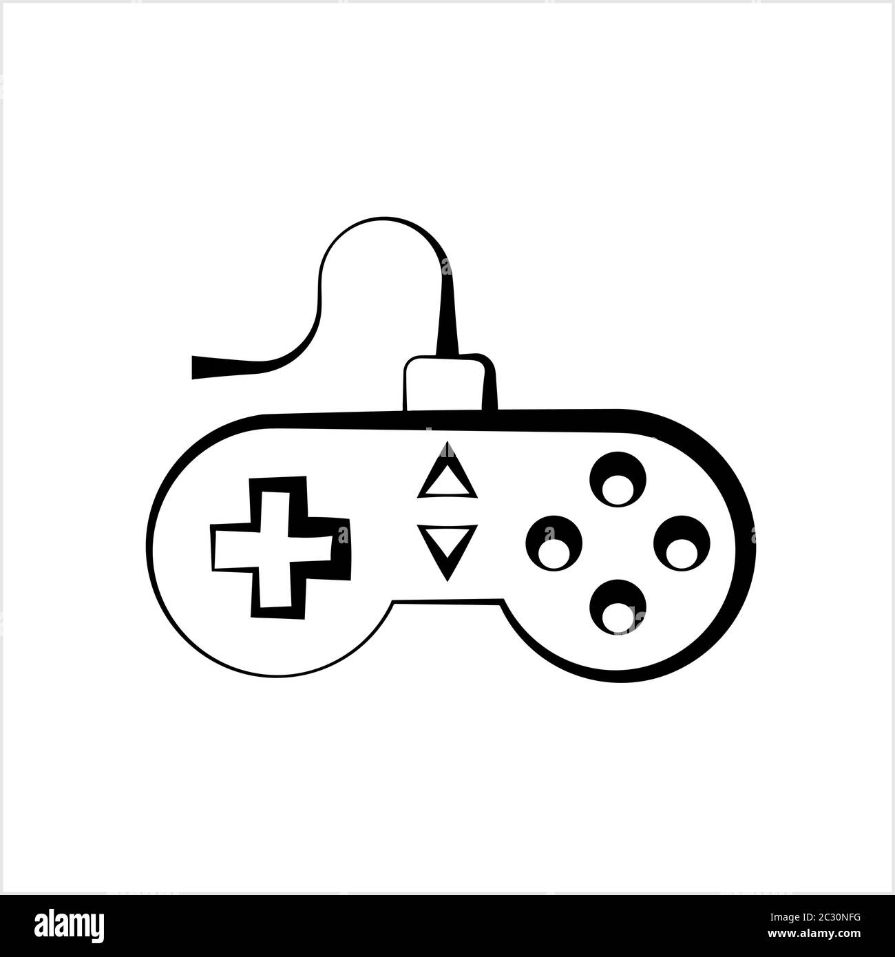 Game Controller Icon Vector Art Illustration Stock Vector Image & Art ...
