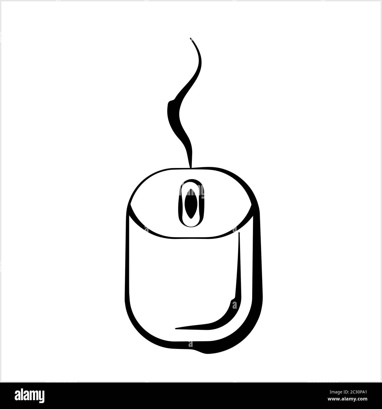 Computer Mouse Icon Vector Art Illustration Stock Vector Image & Art ...