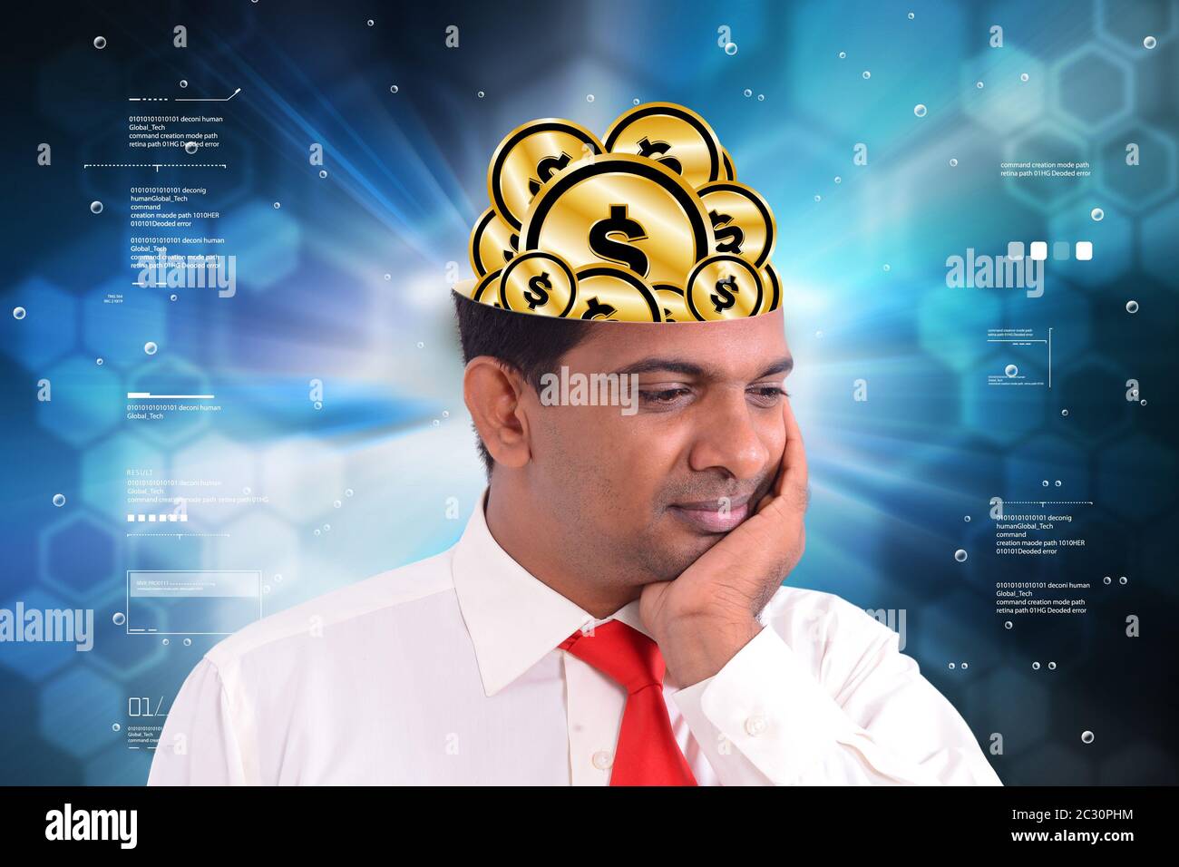 Concept of investment thinking Stock Photo - Alamy