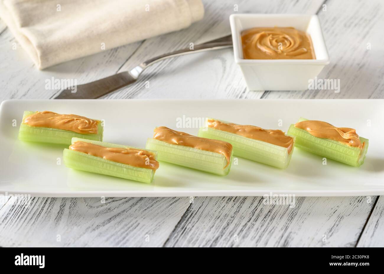 Celery peanut butter hi-res stock photography and images - Alamy