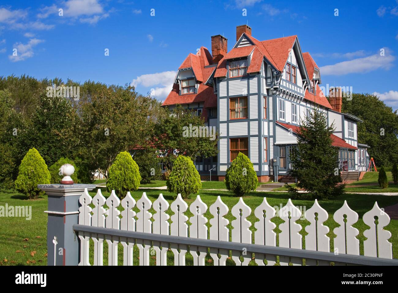 The Emlen Physick Estate Museum, Cape May, New Jersey, USA Stock Photo ...