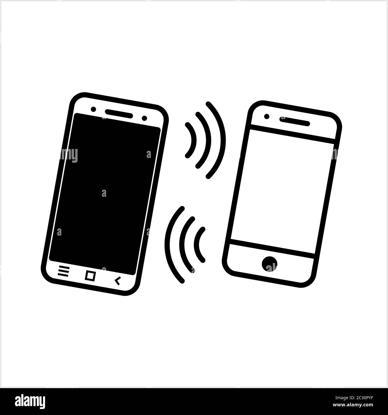 Smart Phone Icon, Smartphone Vector Art Illustration Stock Vector Image ...