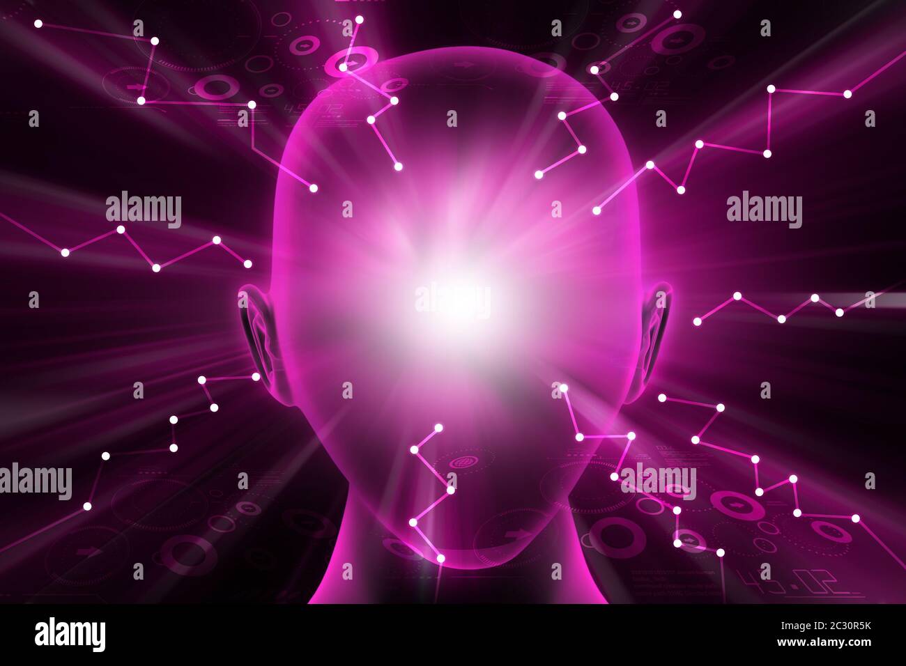 Power of inner thought concept Stock Photo - Alamy
