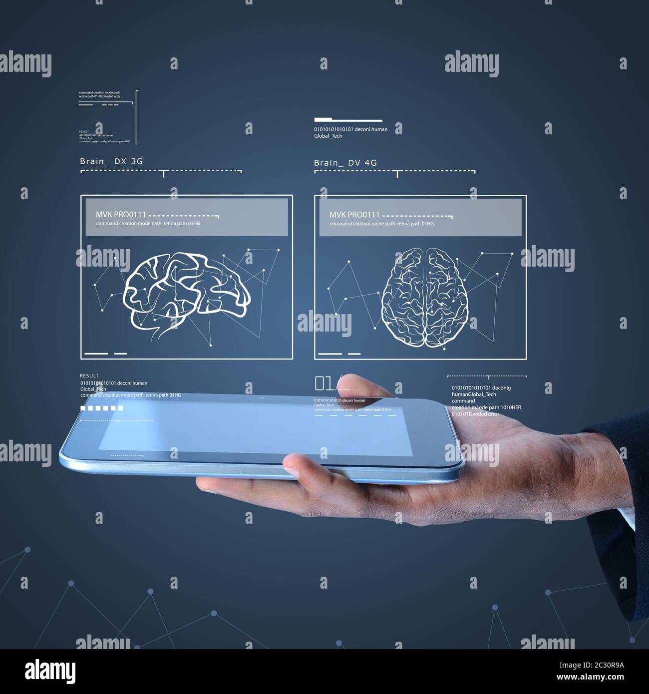 human brain development concept Stock Photo - Alamy