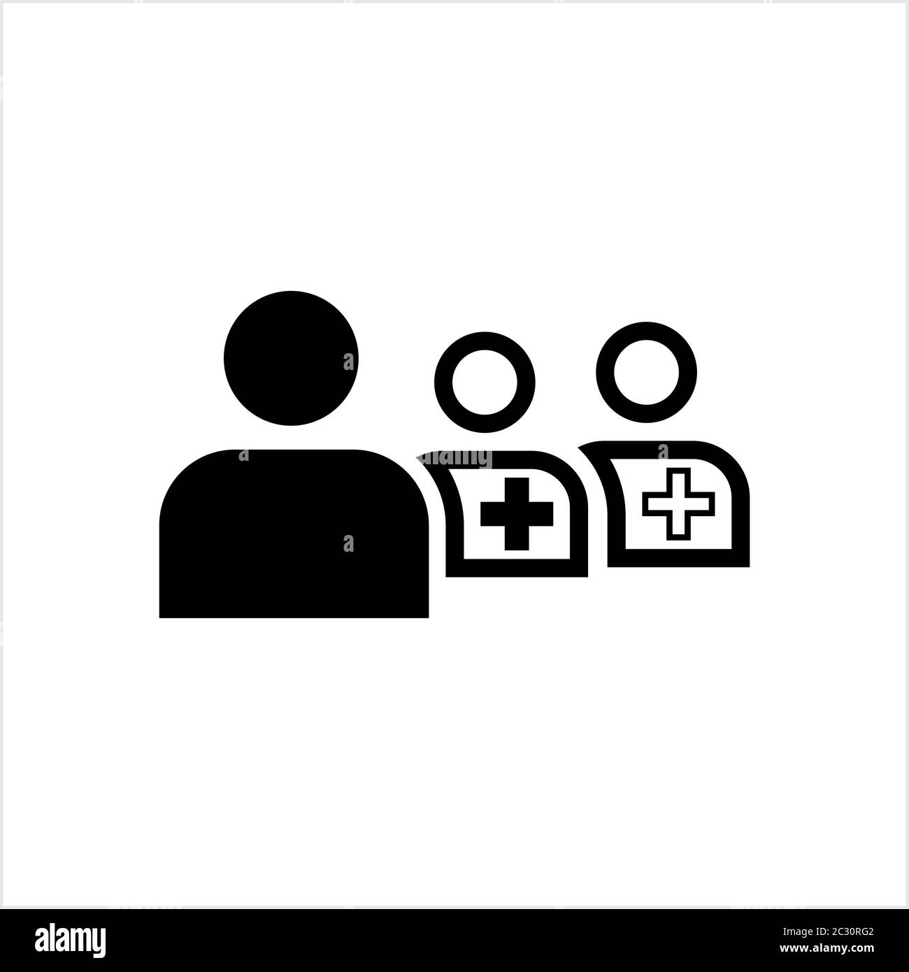 Add Friend Icon, Social Media Icon Vector Art Illustration Stock Vector ...