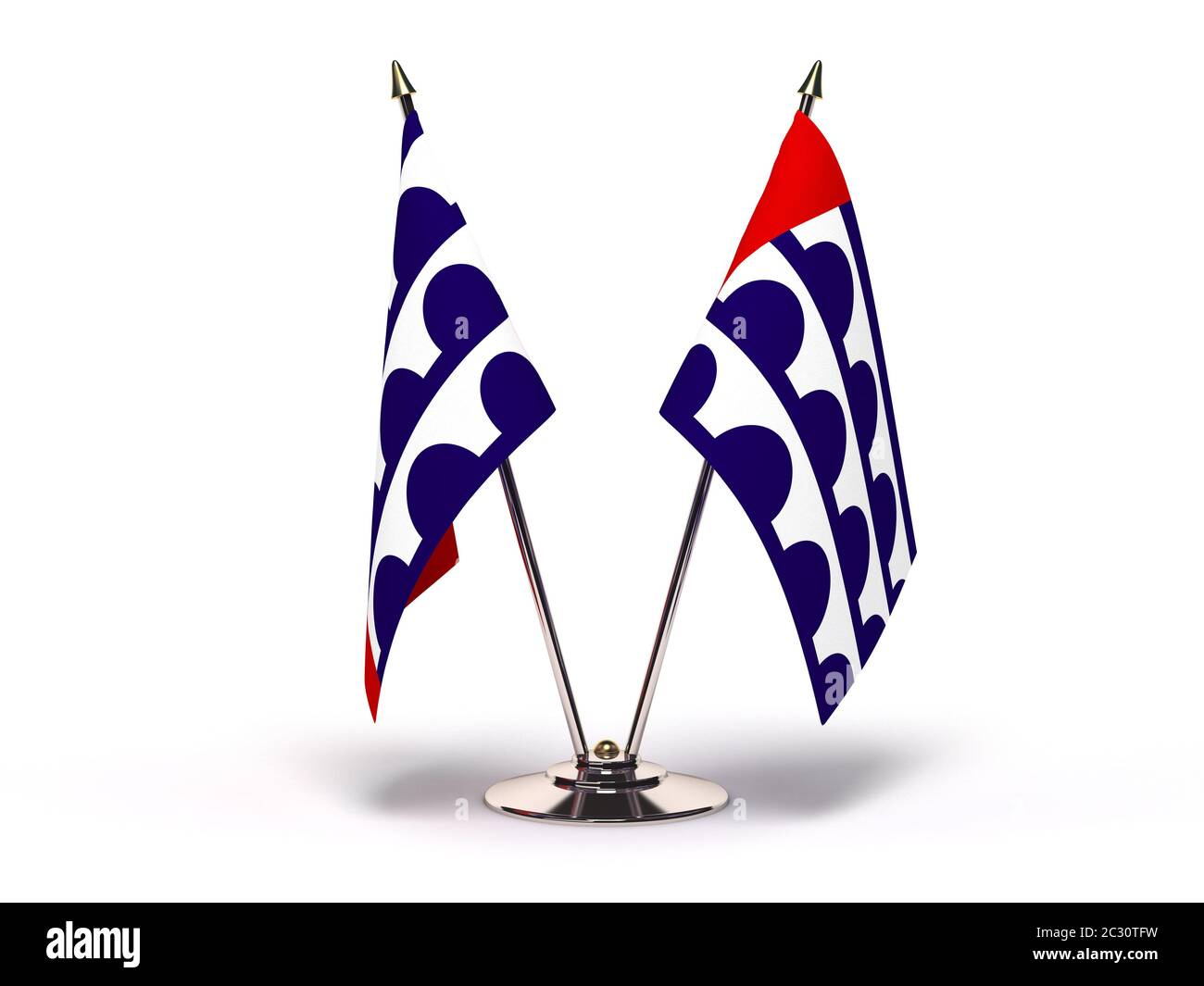 Iowa Des Moines Flag (Flags Isolated with clipping path Stock Photo - Alamy