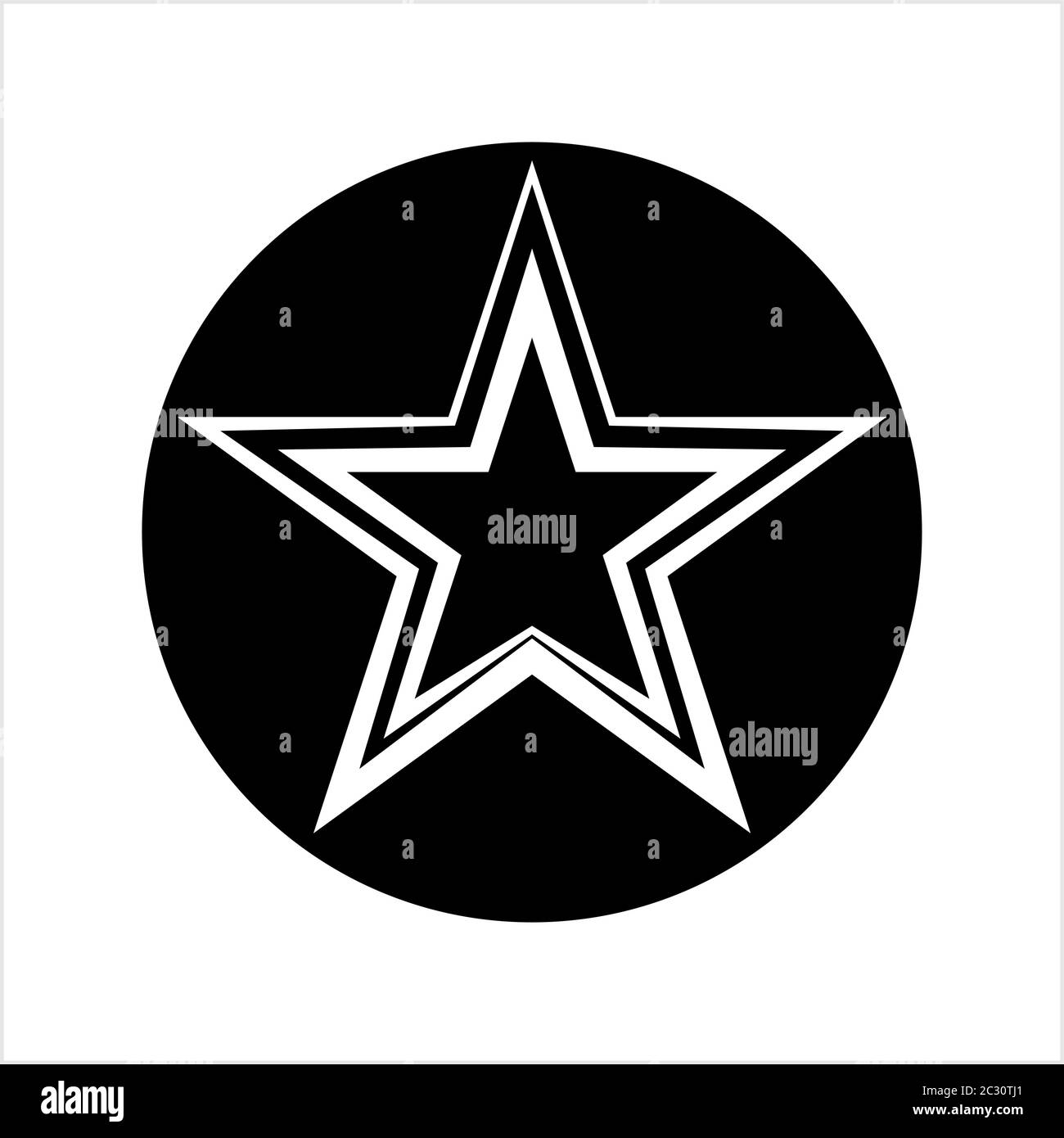 Star Shape Icon Design Vector Art Illustration Stock Vector Image & Art ...