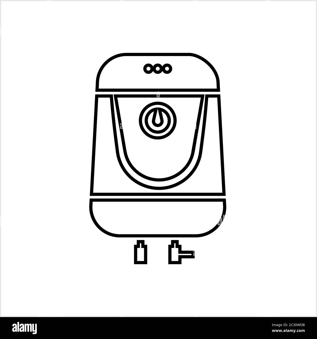 Geyser Icon, Design Vector Art Illustration Stock Vector Image & Art ...