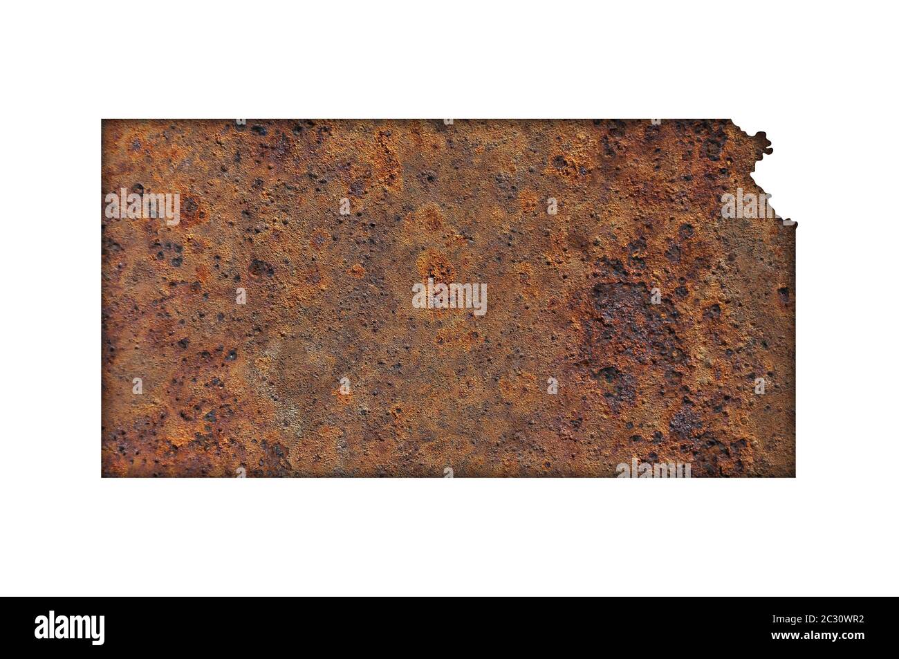 Weathered rusted metal structure Cut Out Stock Images & Pictures - Alamy