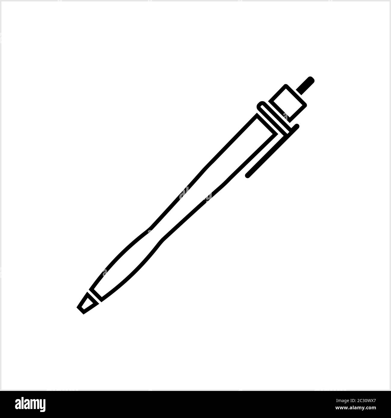 Pen Icon, Creative Design Vector Art Illustration Stock Vector Image ...