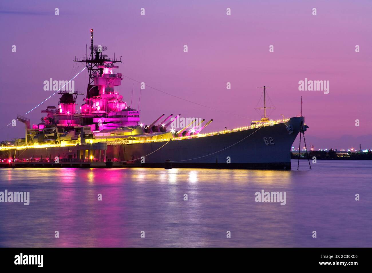 Battleship New Jersey Museum, Camden City, New Jersey, USA Stock Photo ...