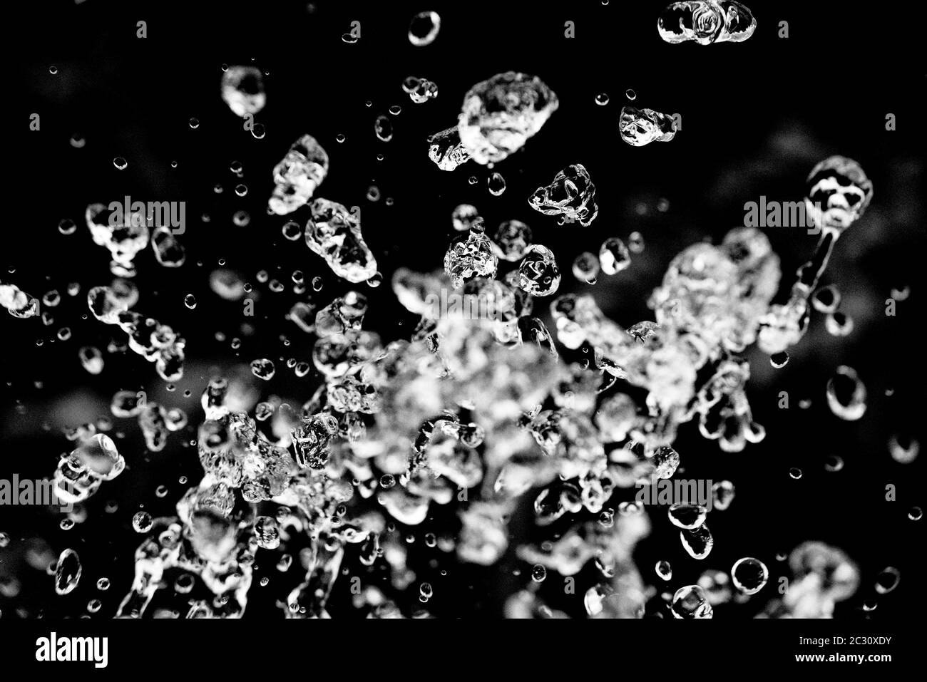 splash of waterdrops ,water fly levitate in the air image Stock Photo ...