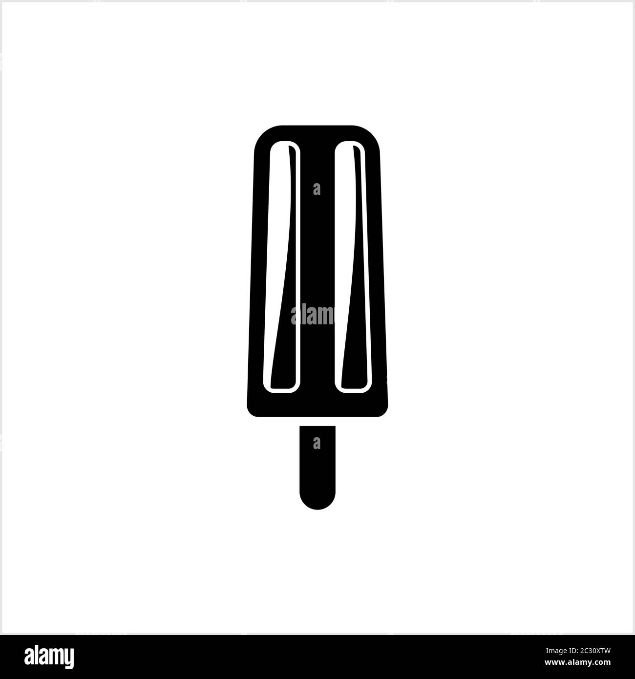 Ice Lolly Icon Vector Art Illustration Stock Vector Image & Art - Alamy
