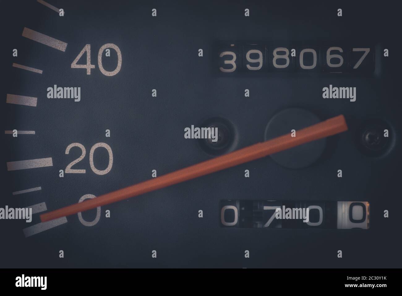 Old mileage indicator hi-res stock photography and images - Alamy