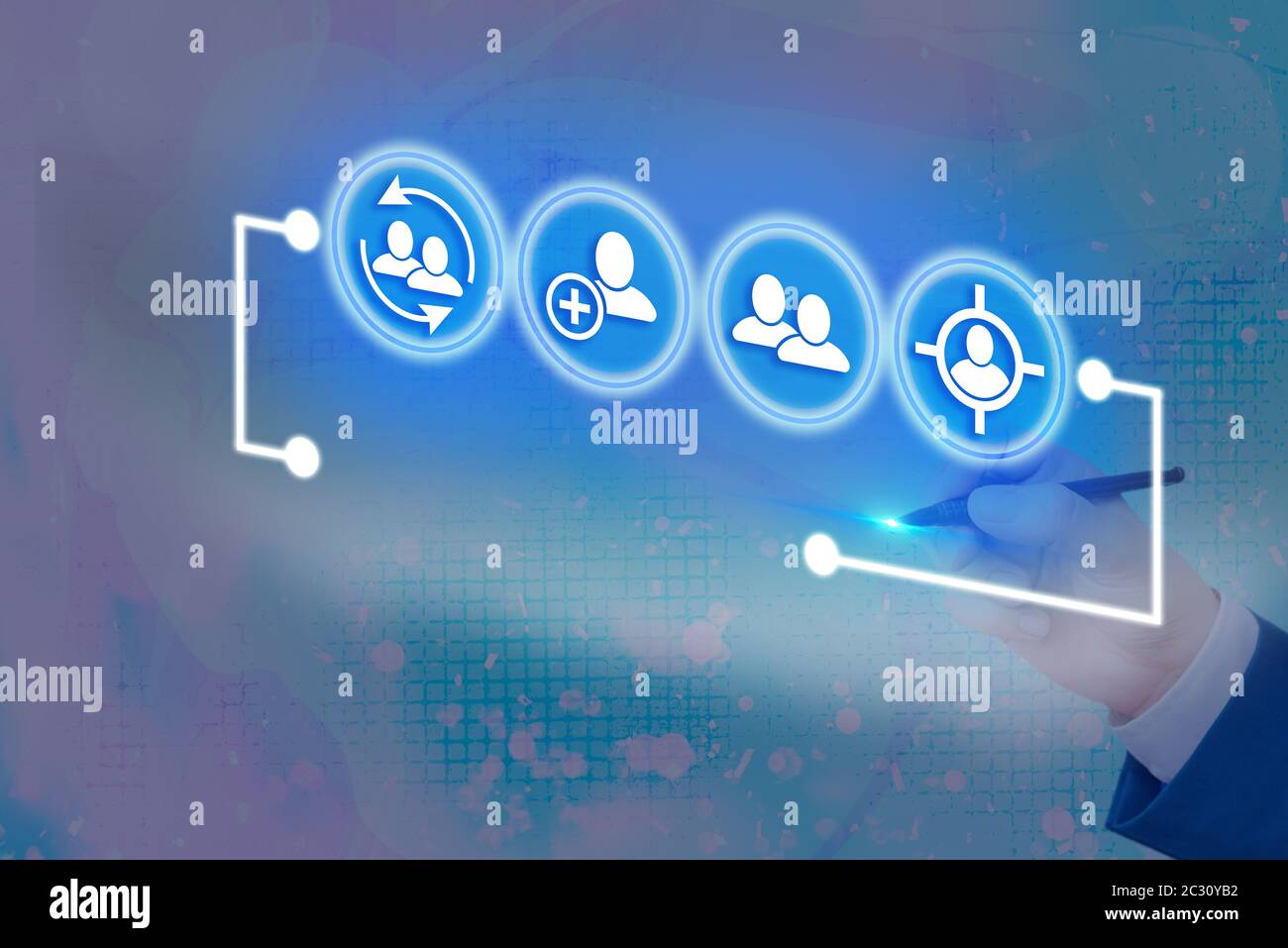 Information Digital Technology Network Connection Infographic Elements ...