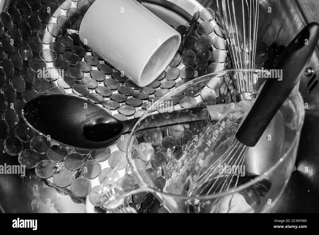 Washing cup Black and White Stock Photos & Images - Alamy