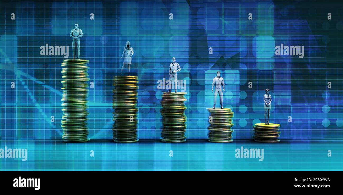 Wage Stagnation and Reduced Spending Power of Workers Stock Photo - Alamy