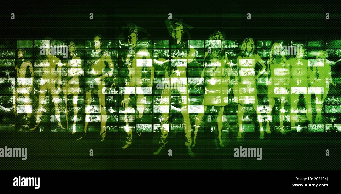 Targeted Audience Concept for Business Marketing Background Art Stock ...