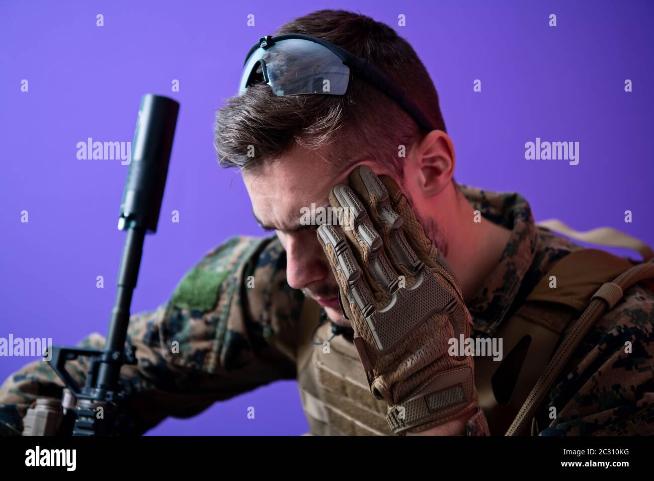 Psycho soldier hi-res stock photography and images - Alamy
