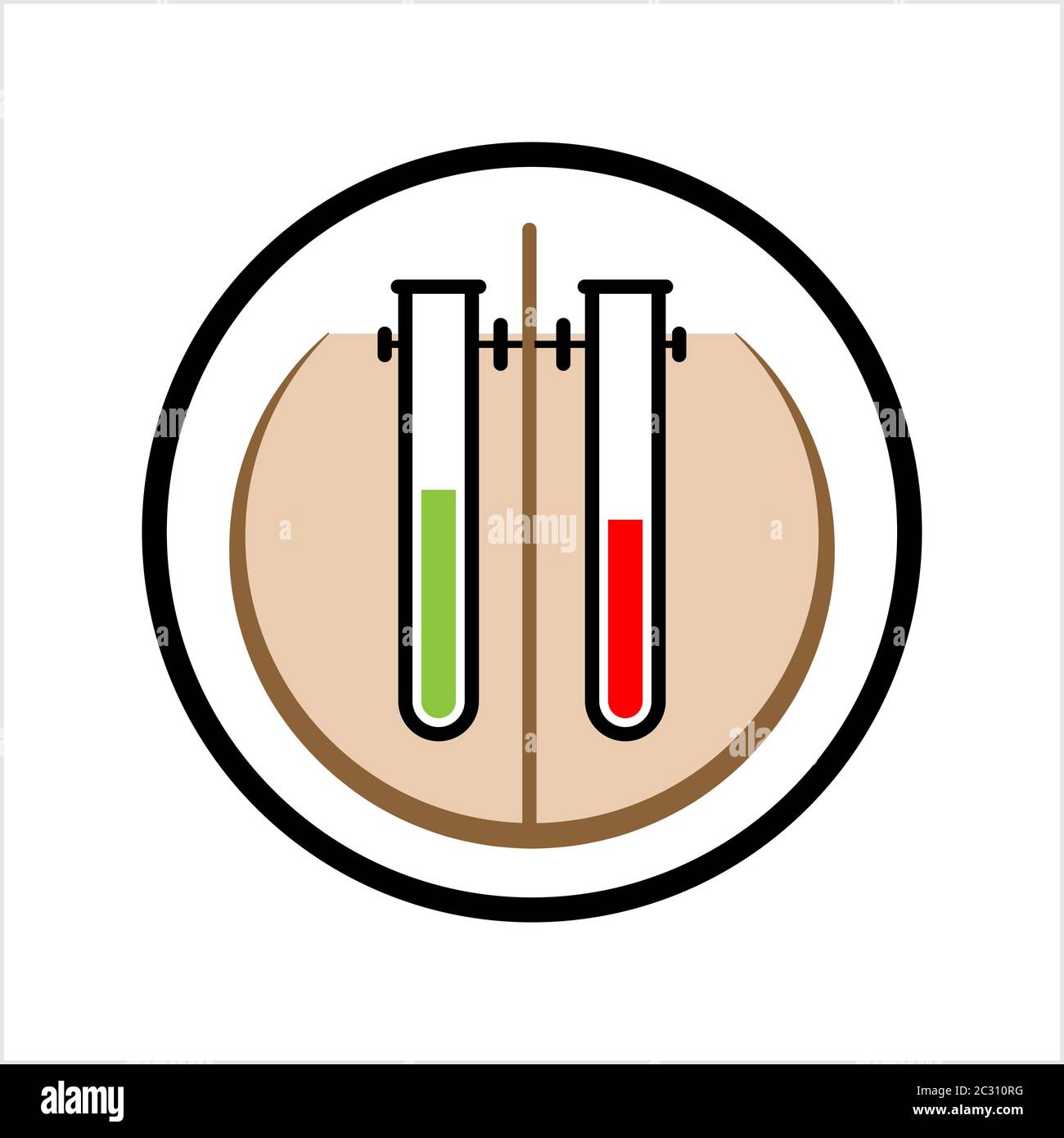 Test Tube Icon Vector Art Illustration Stock Vector Image & Art - Alamy