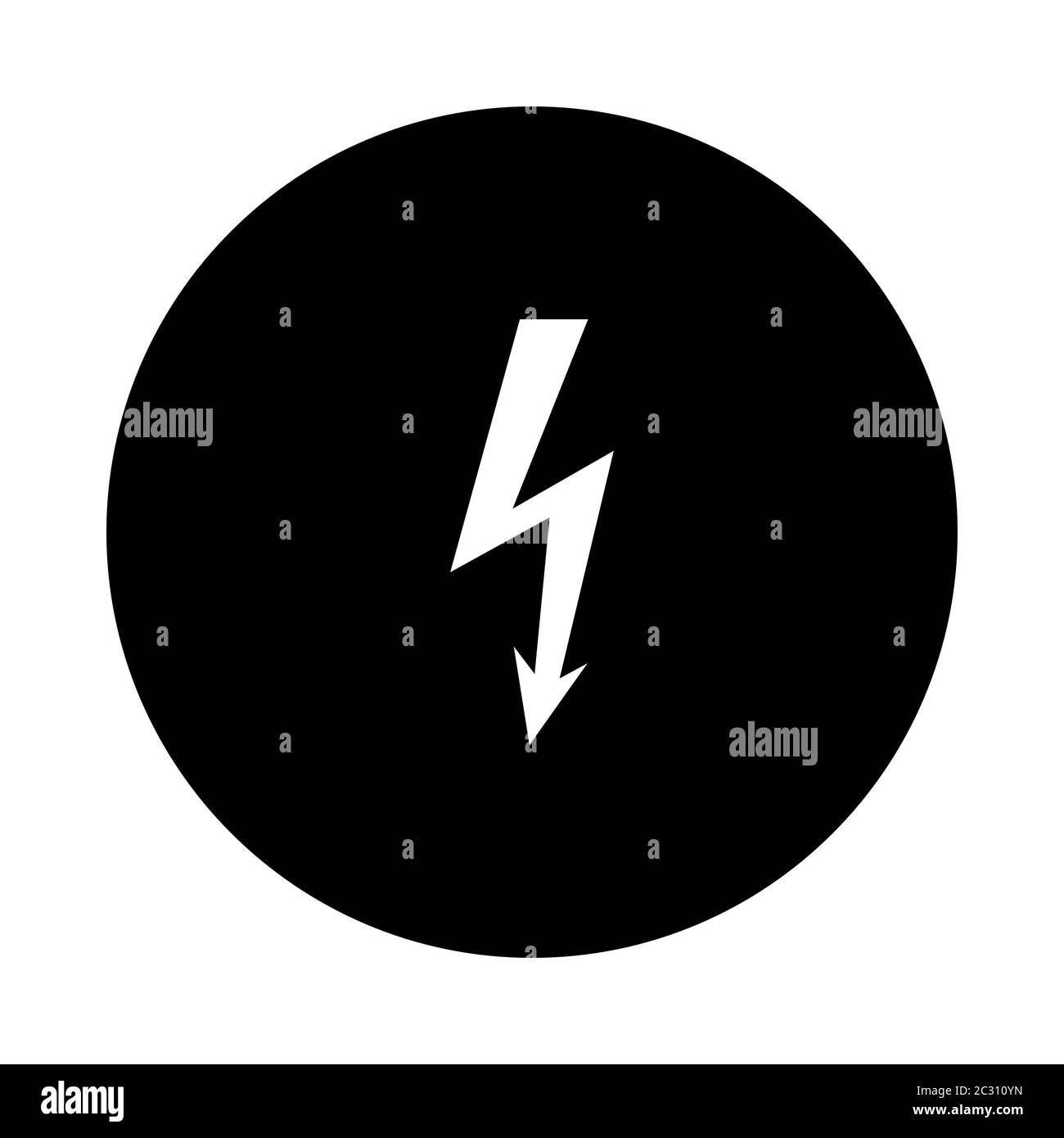 Lightning circle Black and White Stock Photos & Images - Alamy