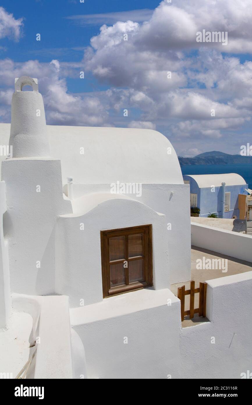 architecture details in the island of Santorini, Greece Stock Photo - Alamy