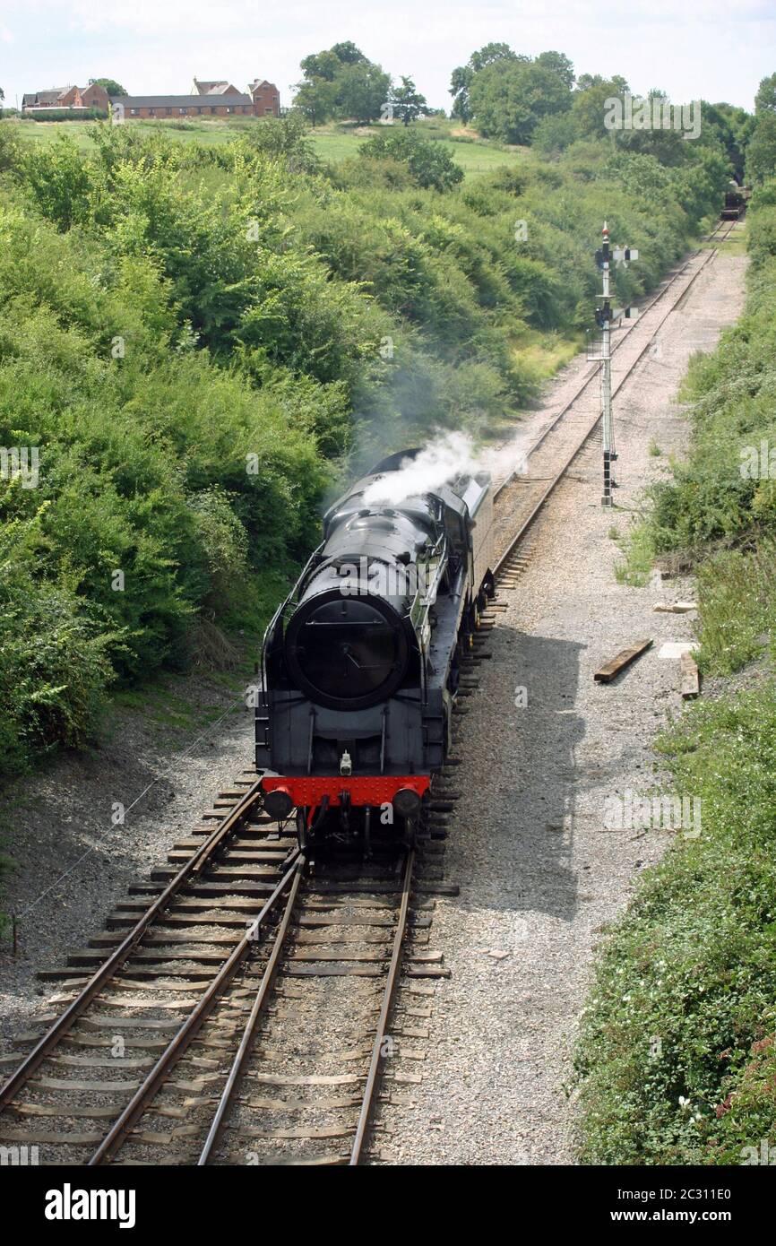 Train Track Side View