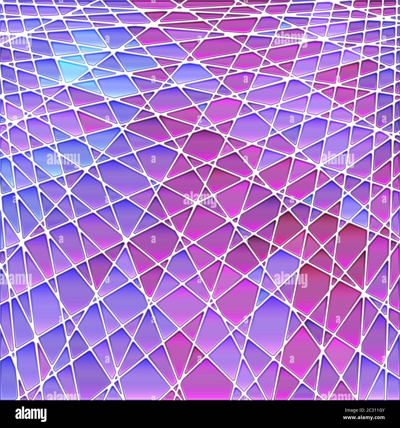 abstract stained-glass mosaic background - purple and violet Stock ...