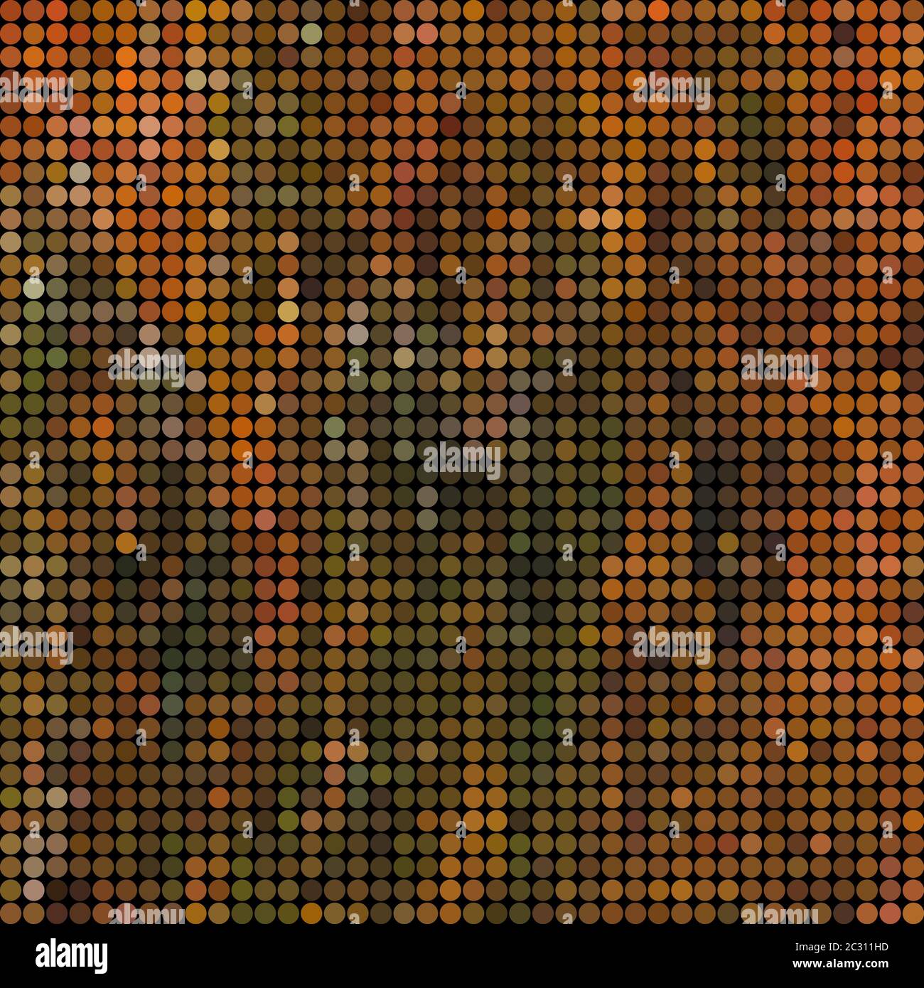 abstract colored round dots background - brown Stock Photo - Alamy