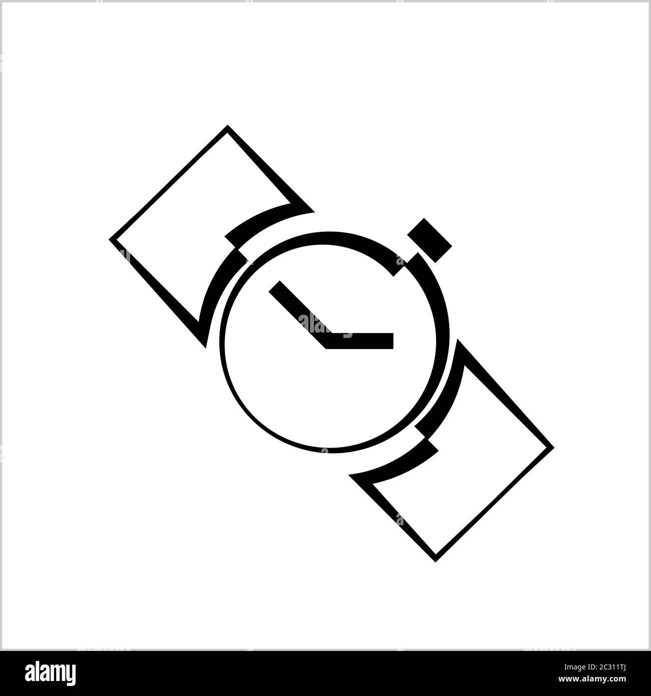 Watch Icon, Watch Vector Art Illustration Stock Vector Image & Art - Alamy