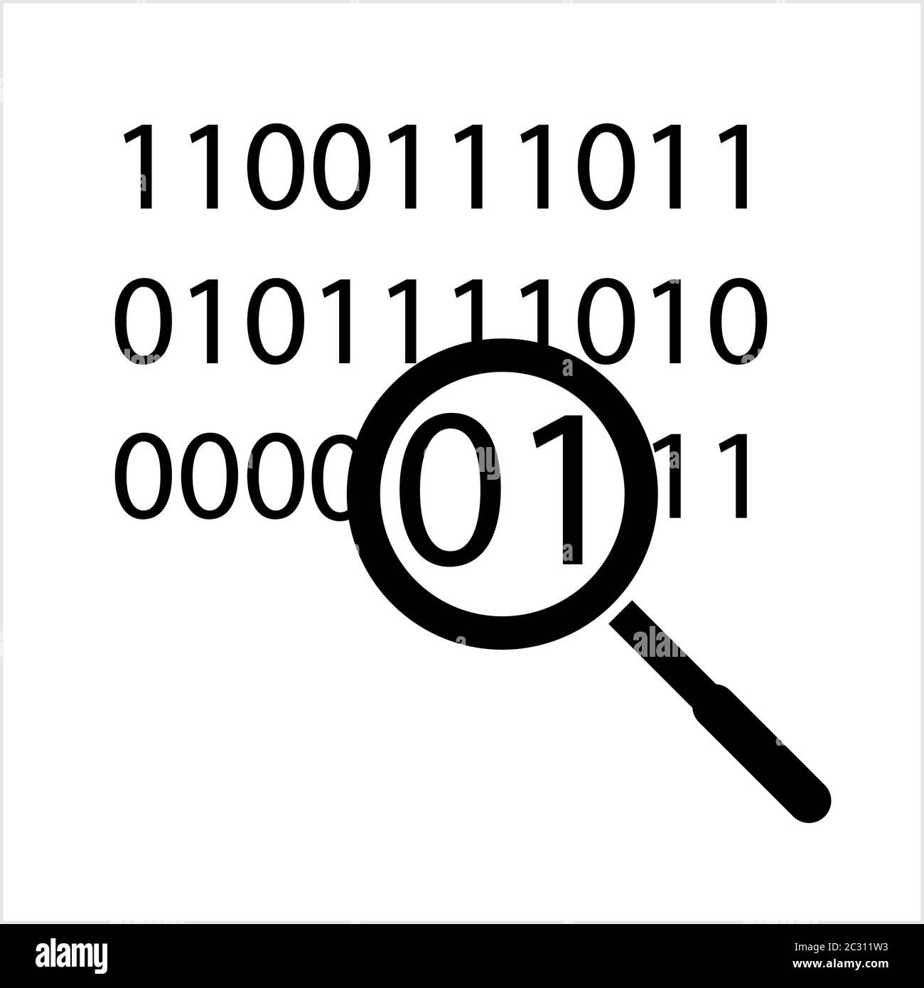 Analysis Icon, Data Analysis Icon Vector Art Illustration Stock Vector ...