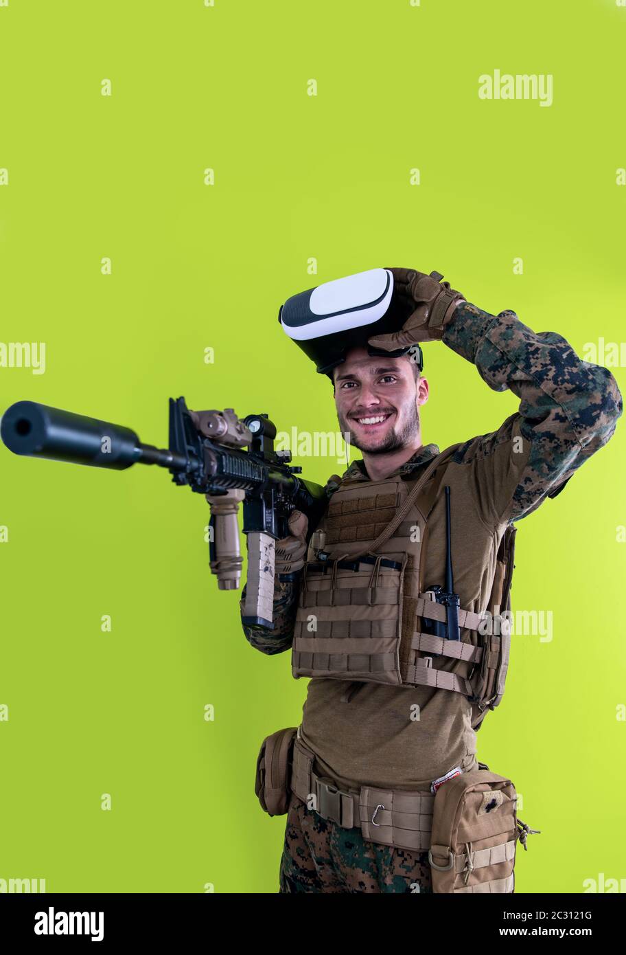 Vr shooter reality war game hi-res stock photography and images - Alamy